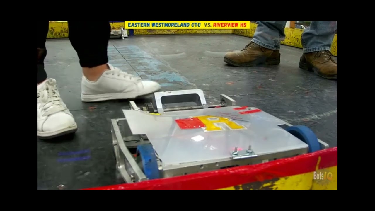 our first robot fight (bots iq clip not mine we own the ewctc bot ...