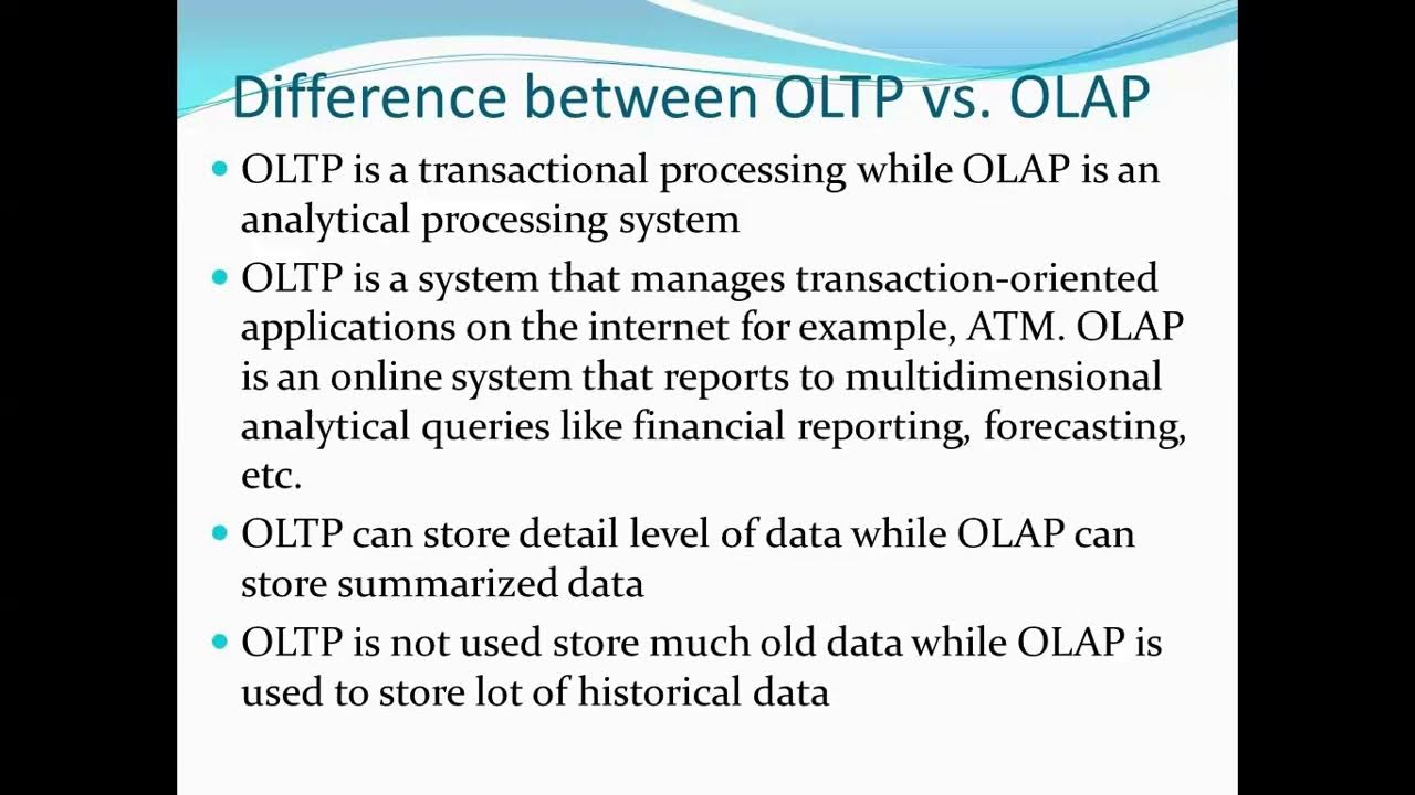 SAP-BW4HANA | What is difference between OLTP Vs OLAP| - YouTube