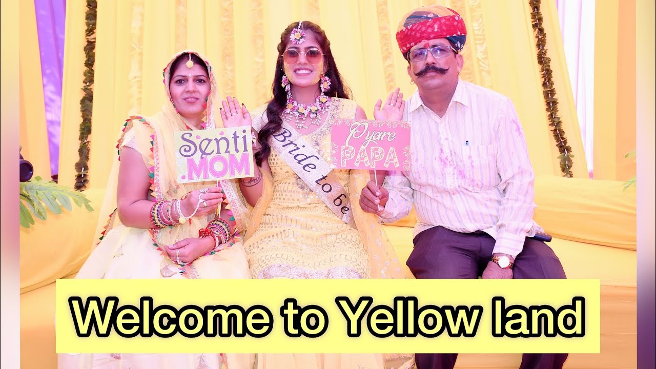 Welcome to yellow land | haldi ceremony | 26 Nov 2020 | Pooja weds ...
