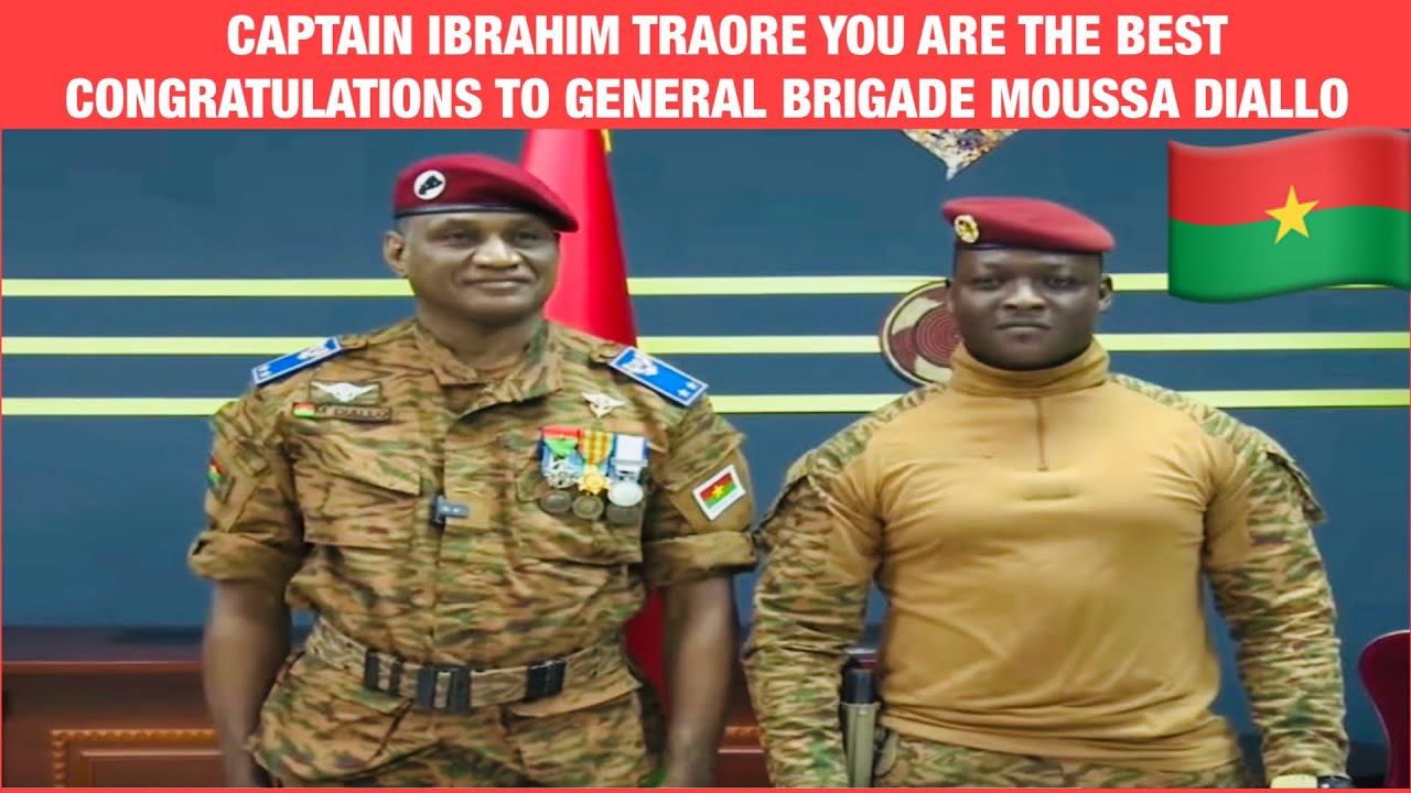 Burkina Faso: Captain Ibrahim Traoré Pomoted Moussa Diallo To General ...
