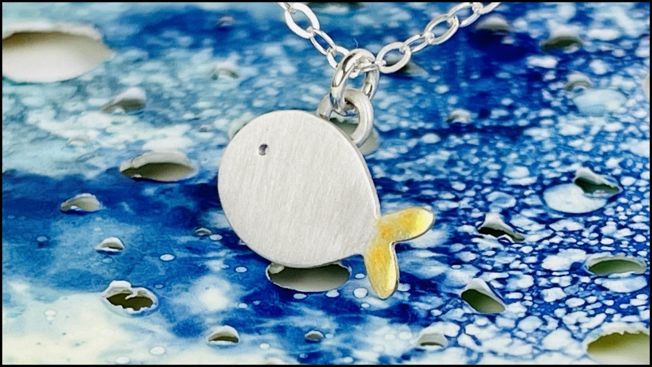 Making Silver Necklace Using 24K Gold Foil | Keum-Boo on Silver ...