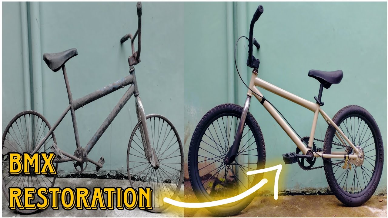 Rusty BMX Restoration Part 2 - YouTube