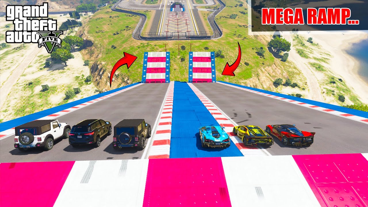 MEGA RAMP BREAK CHALLENGE | GTA V | GAMEPLAY #1 - YouTube