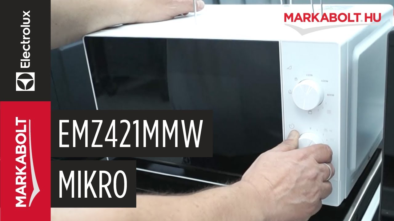Electrolux EMZ421MMW mikrohullámú sütő – Márkabolt.hu - YouTube