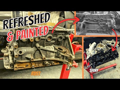 C20LET engine build - parts clean up & oil pump inspection # ...