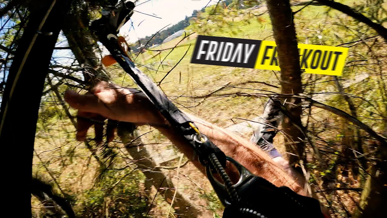 Friday Freakout: Skydiver Flies Straight Into Trees, Breaks Ankle - YouTube