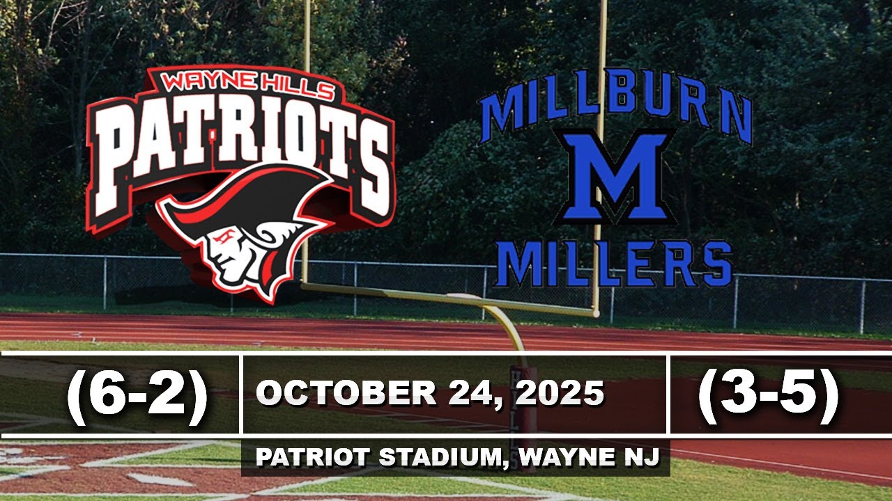 Wayne Hills vs Milburn 10/24/25 - YouTube