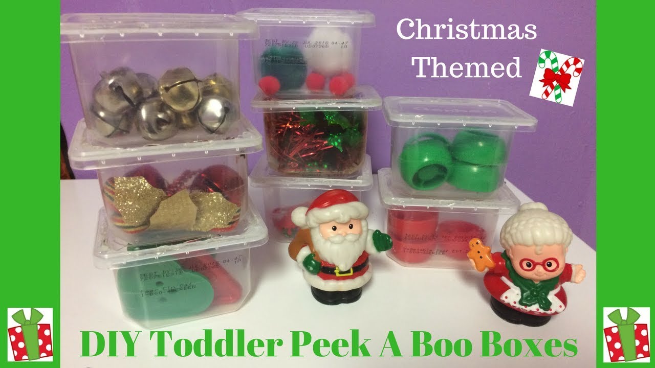 DIY Peek a Boo Boxes for Babies and Toddlers - YouTube