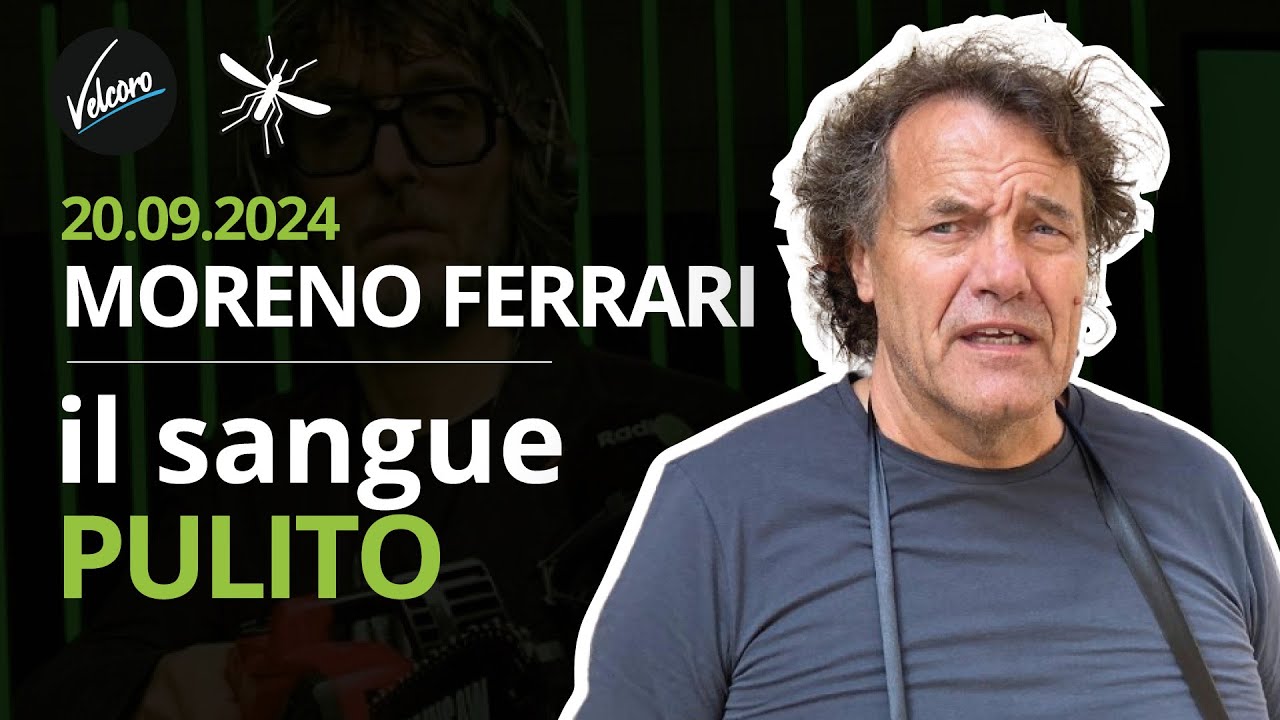 Moreno Ferrari - Il sangue pulito - La Zanzara del 20.09.2024 - YouTube