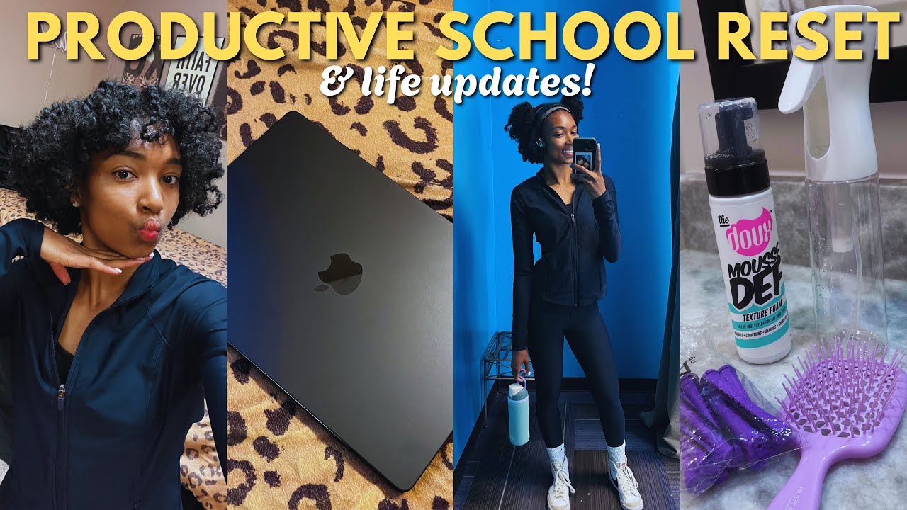 a VERY productive school reset + life updates! | Jada Hall - YouTube