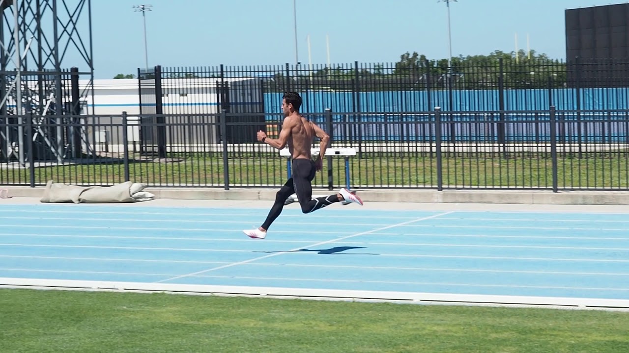 Day In The Life of a 400m Athlete - 120m & 60m Slow Motion - YouTube