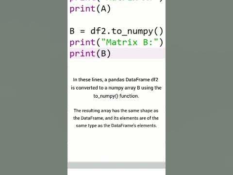 Calculate Dot Product of arrays using Numpy.Dot - YouTube