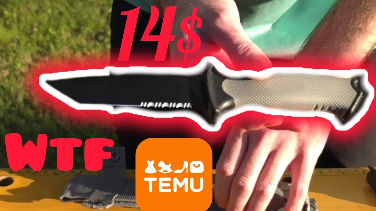 This cheap 14$ Temu Knife is Good? Let's find out - YouTube