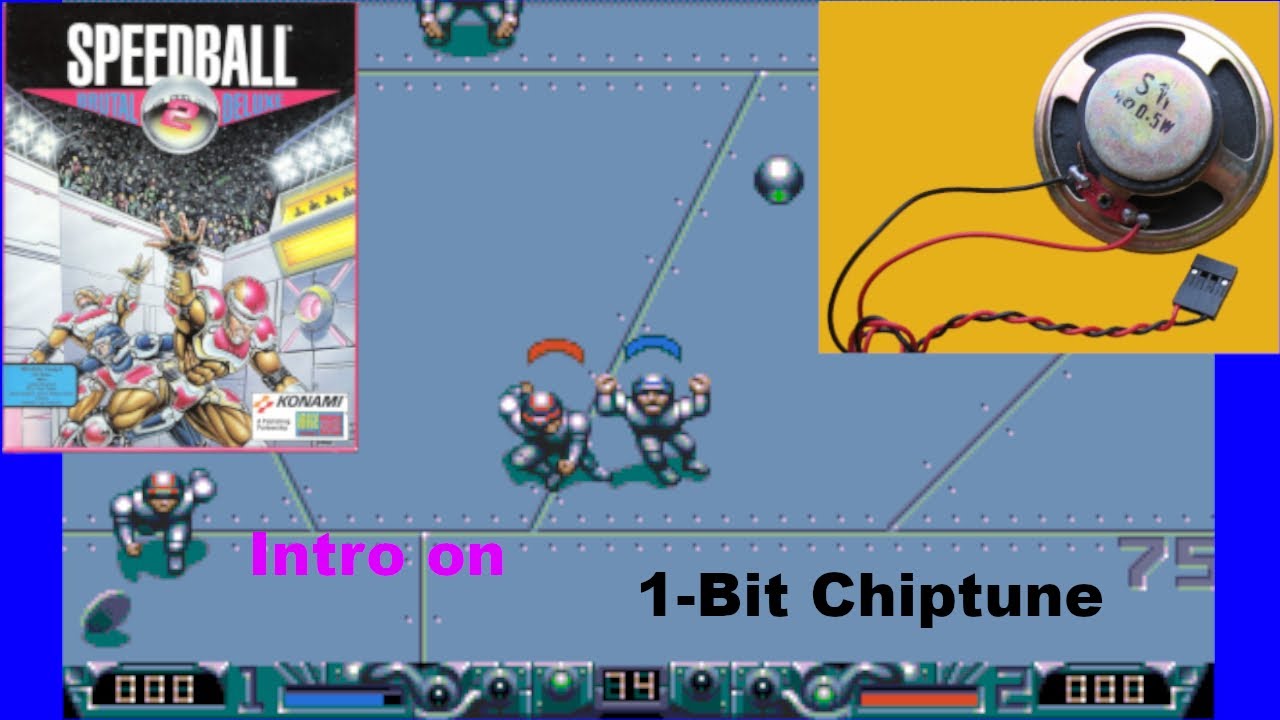 Speedball 2: Brutal Deluxe [MS DOS] Intro on IBM PC Speaker - YouTube