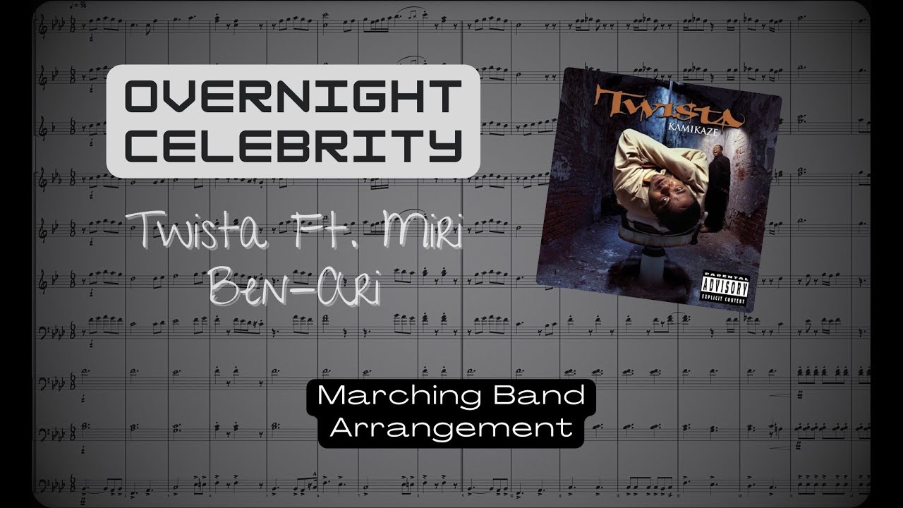 Overnight Celebrity | Marching Band Arrangement (Score) - YouTube