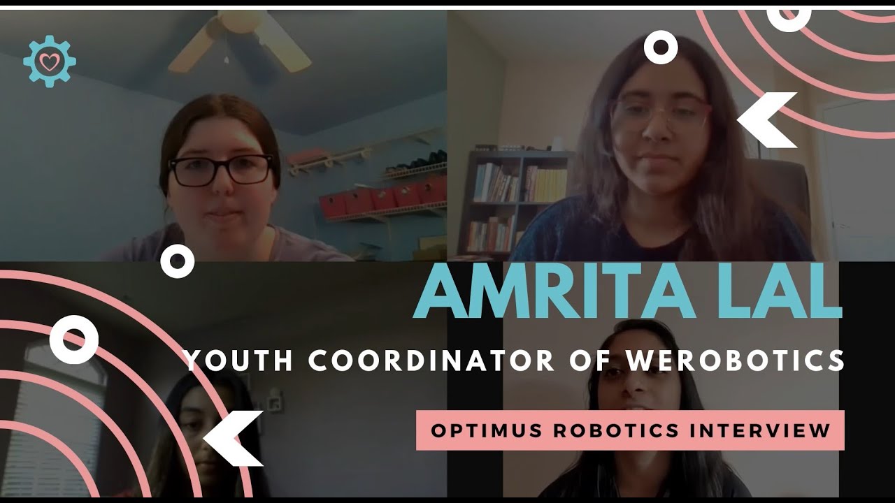Optimus Robotics Interview | Amrita Lal | Youth Coordinator of ...