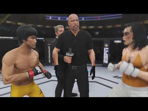 PS5 | Bruce Lee vs. Ashley Tervort (Hot Girls) | EA Sports UFC 4