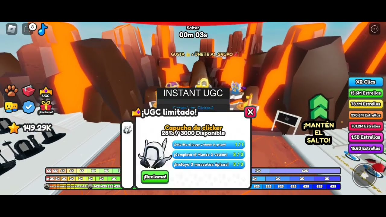[Instant UGC] Jump Clicker 2 | OneCreatorX - YouTube