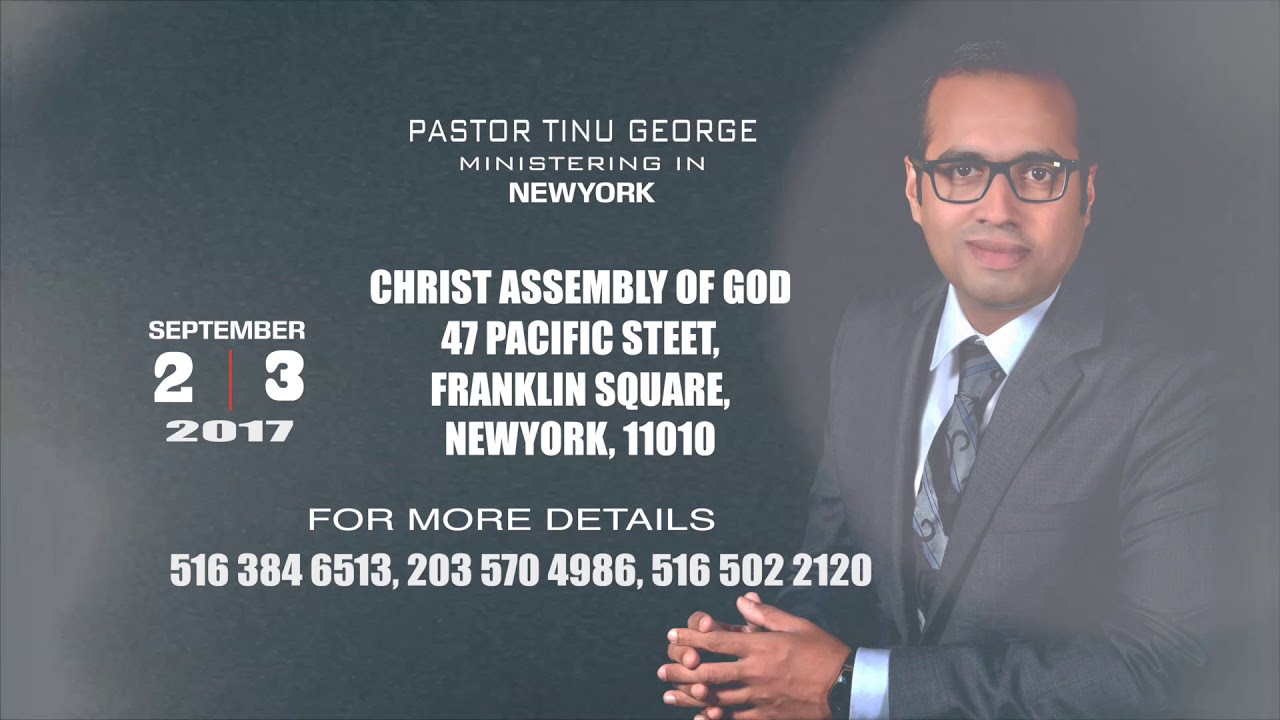 Pr.TINU GEORGE MINISTERING IN NEW YORK | - YouTube