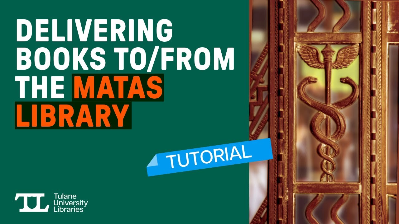 Delivering Books to/from the Matas Library - Tutorial - YouTube