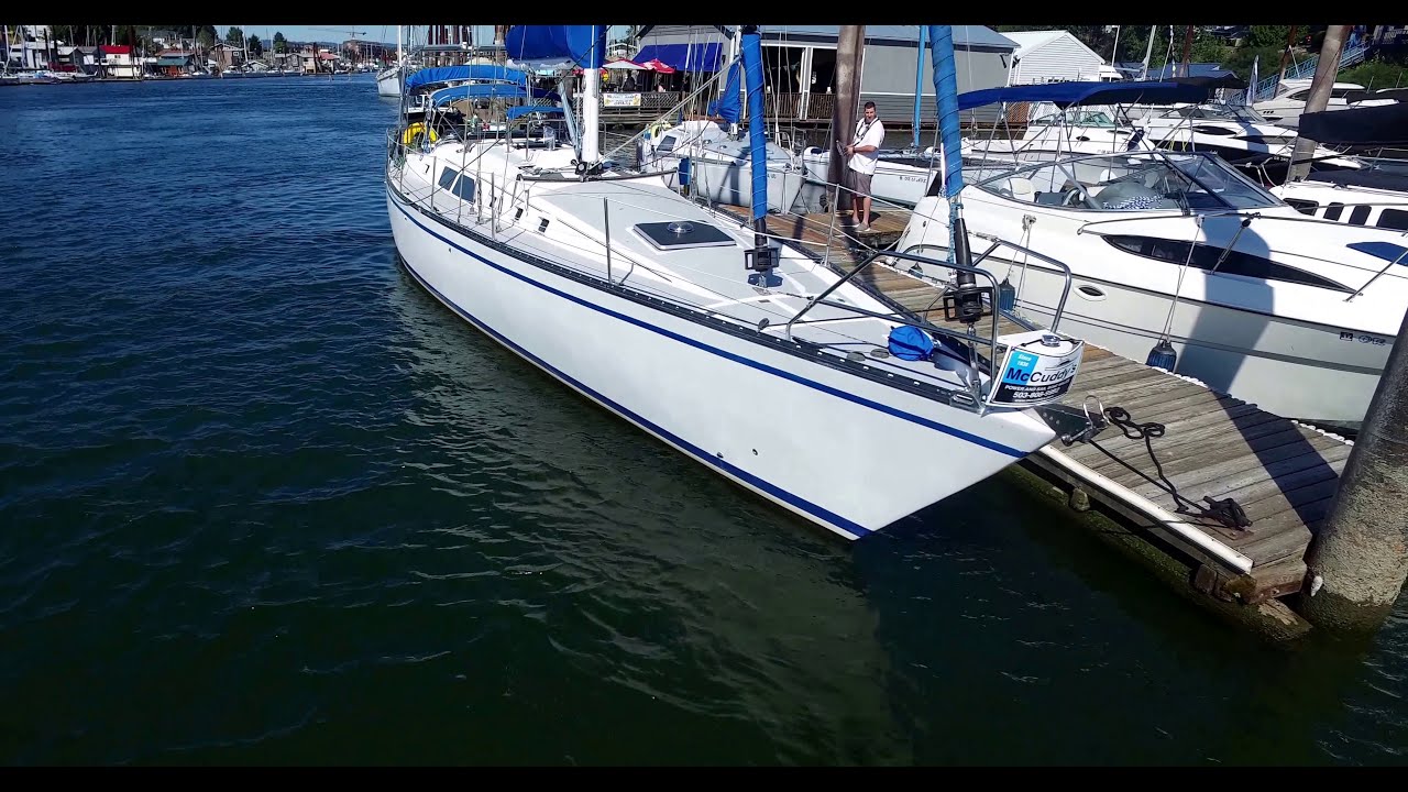 Hunter 54 for sale in Portland Oregon Inspire Drone Fly Over - YouTube