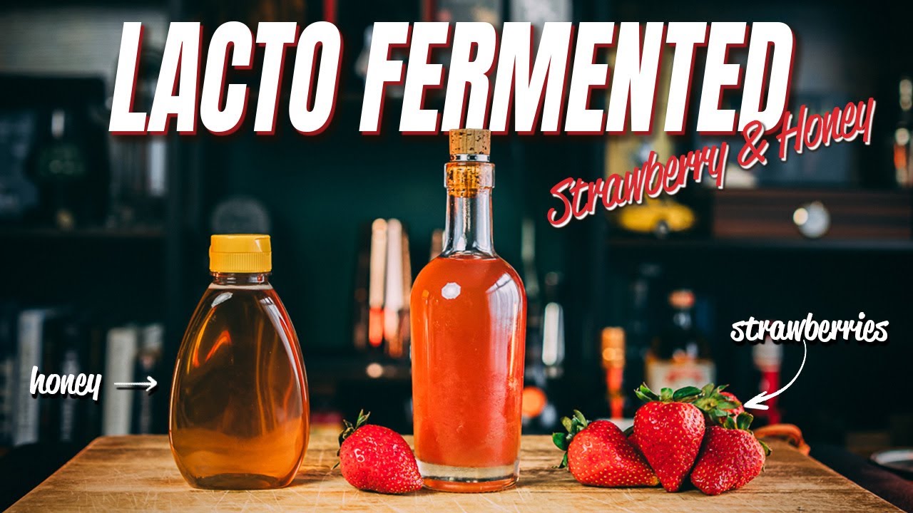 Lacto Fermented Strawberry Honey Syrup - YouTube