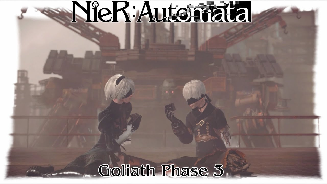 Nier Automata | Goliath Engels Phase 3 Boss Fight [gameplay] 1080p ...