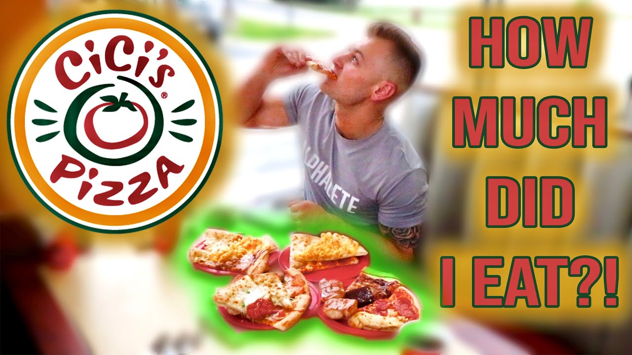 EATING EVERYTHING I CAN AT CICI'S PIZZA! (RIDICULOUS CHEAT MEAL) - YouTube