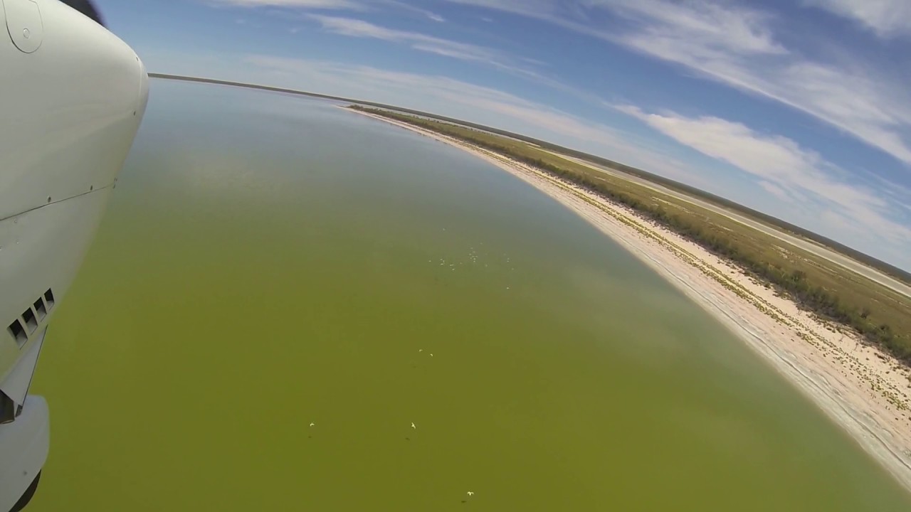 Aerial survey of Lake Numalla - YouTube