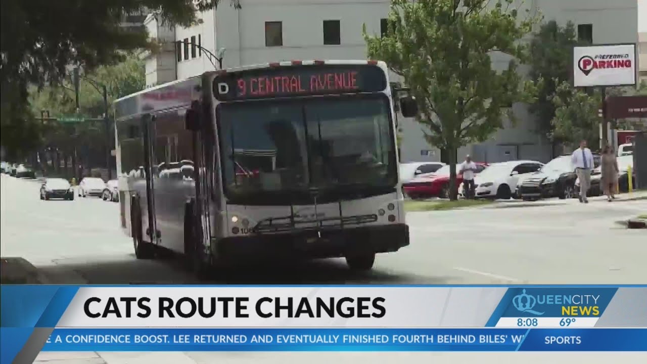 CATS bus route changes go into effect Monday - YouTube