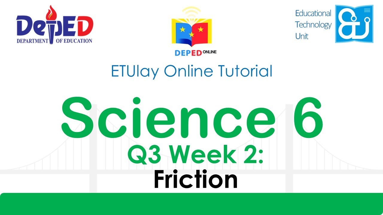 Friction || Grade 6 Science Quarter 3 Week 2 - YouTube