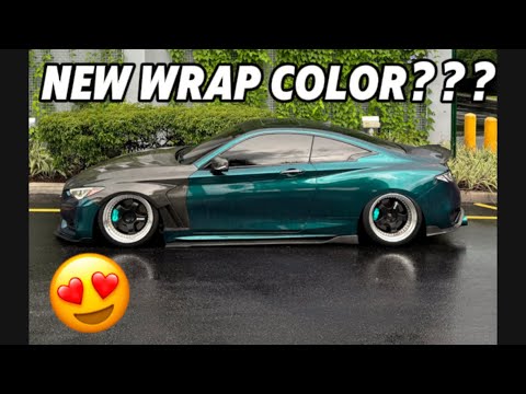 New Wrap Color For My Infiniti Q60S!! - YouTube