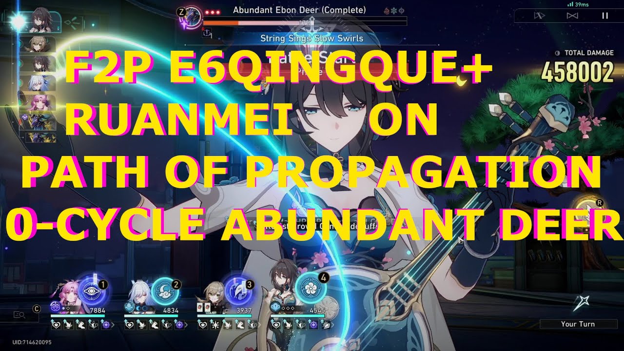 Honkai Star Rail: F2P Abundant Deer SU Dif.IV Zero cycle all phases. - YouTube