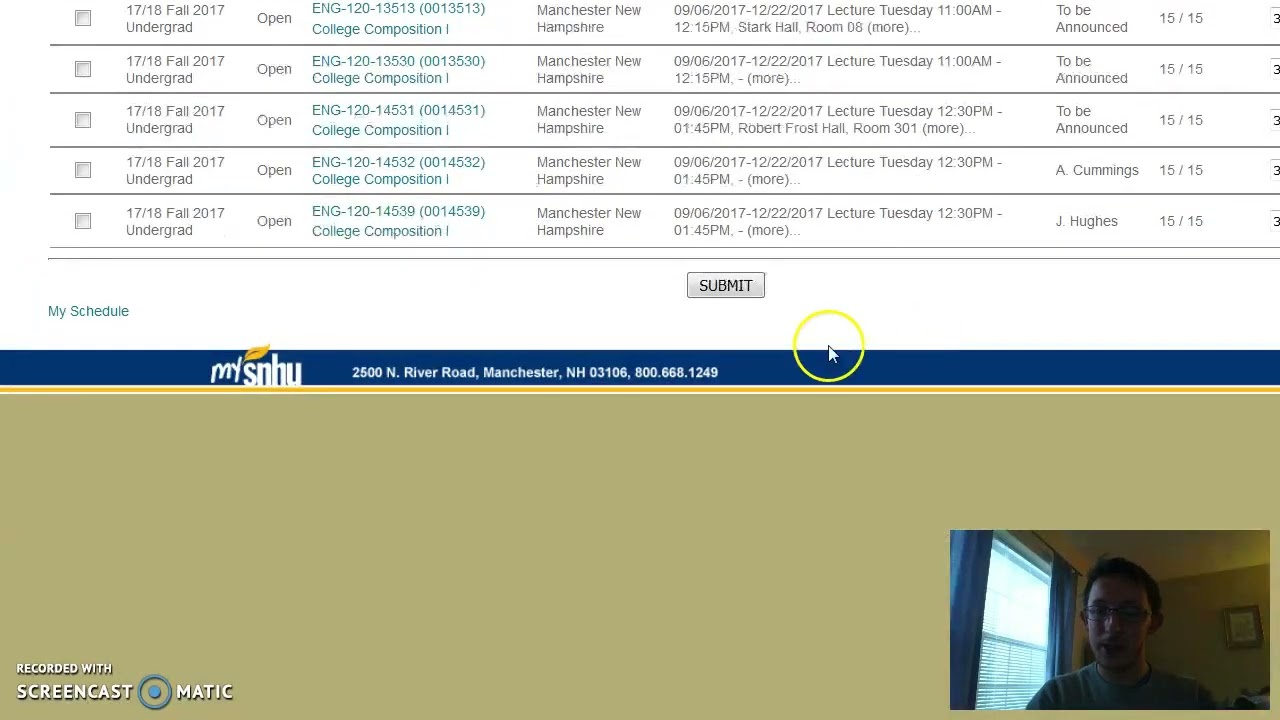 Course Registration Tutorial - YouTube