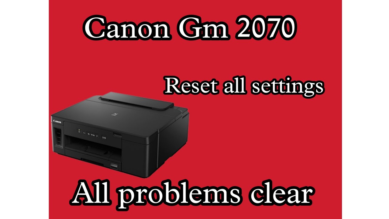 Canon gm2070 how to reset all settings|canon gm2070 how to reset ...