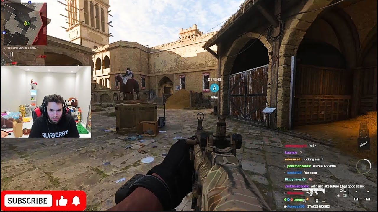 Adin Ross COD $10K Wager *INTENSE* - YouTube