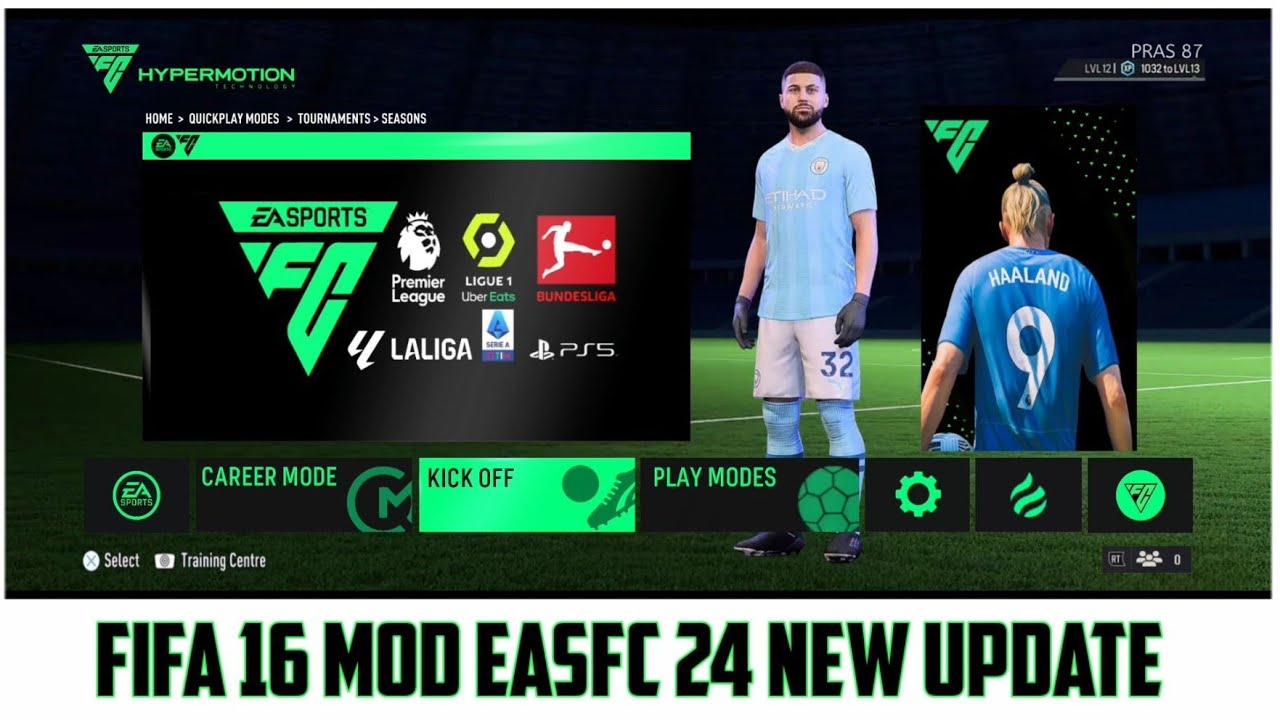 Finally!! Fifa 16 Mod EA Sports FC24 New Update | Camera PS5™ | ET ...