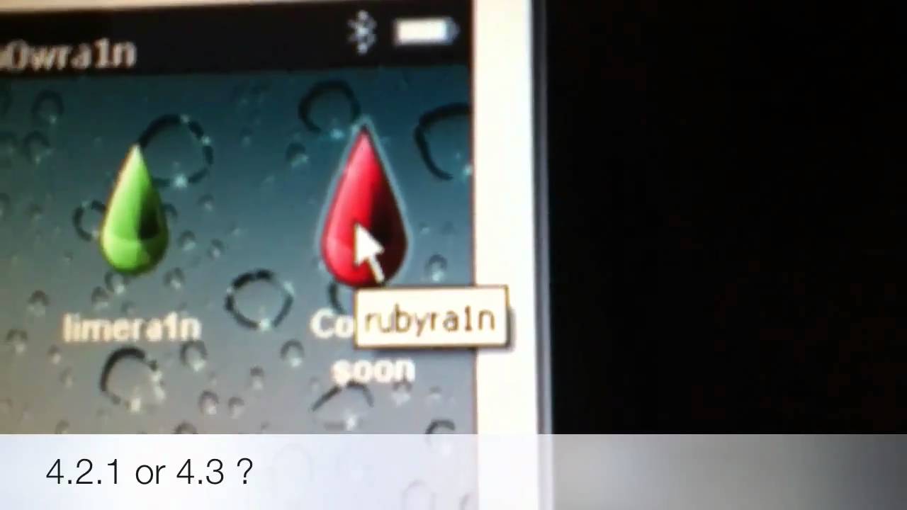 GeoHotz New Ra1nb0wra1n and Rubyra1n Jailbreak! - YouTube