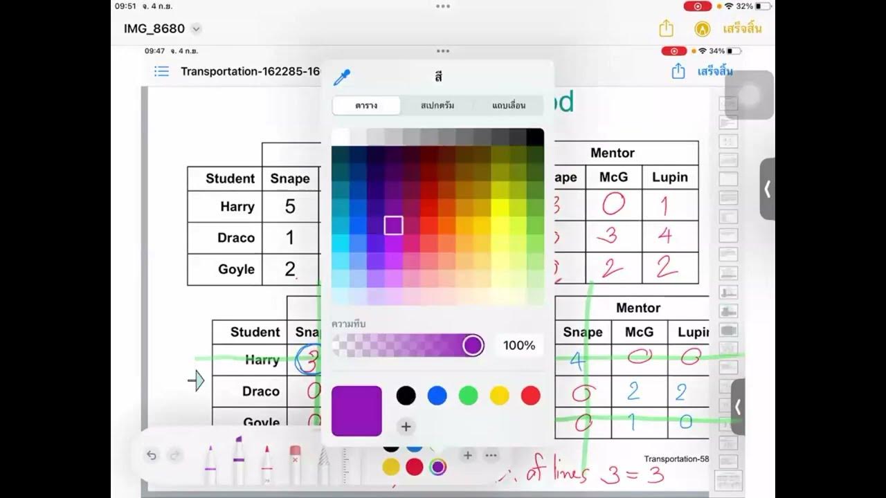 Hungarian method for Assignment problem part1 - YouTube