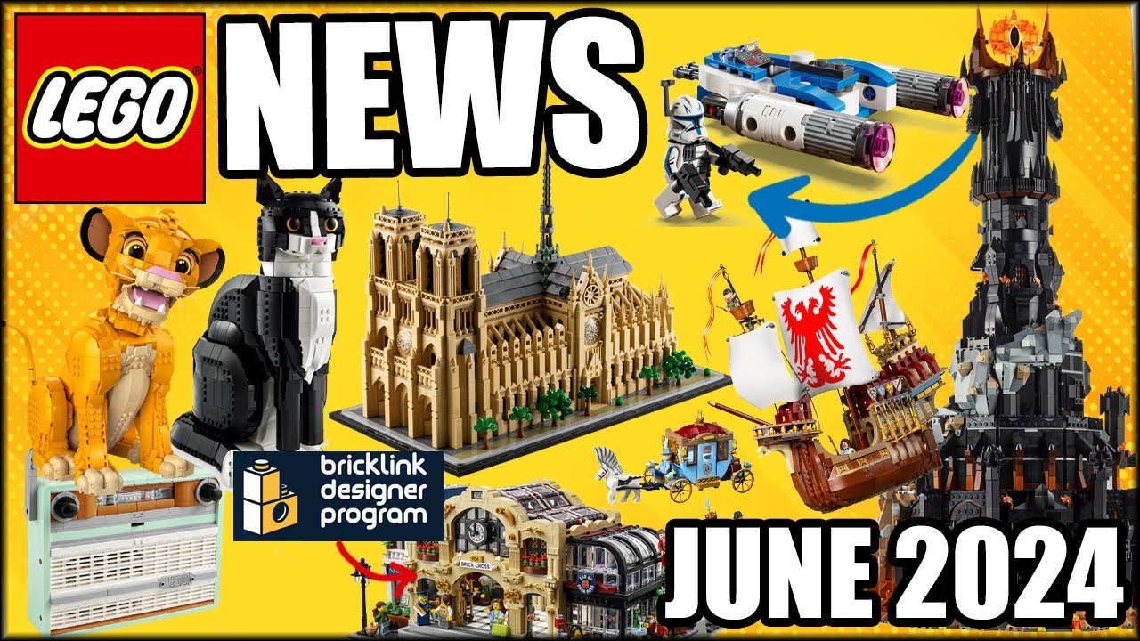 LEGO News! June 2024! HUGE Sets! New Releases & Buying Guide! - YouTube