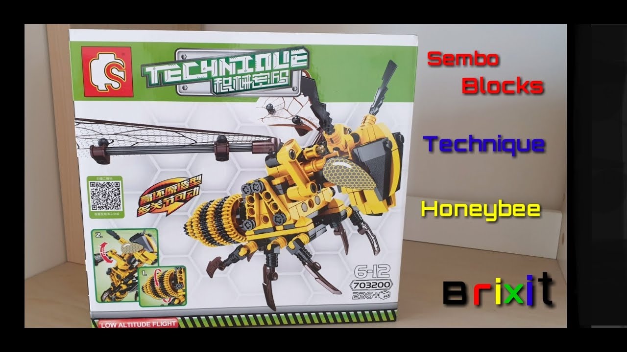 Unofficial LEGO TECHNIC - Sembo blocks - Technique [Honeybee Bee ...