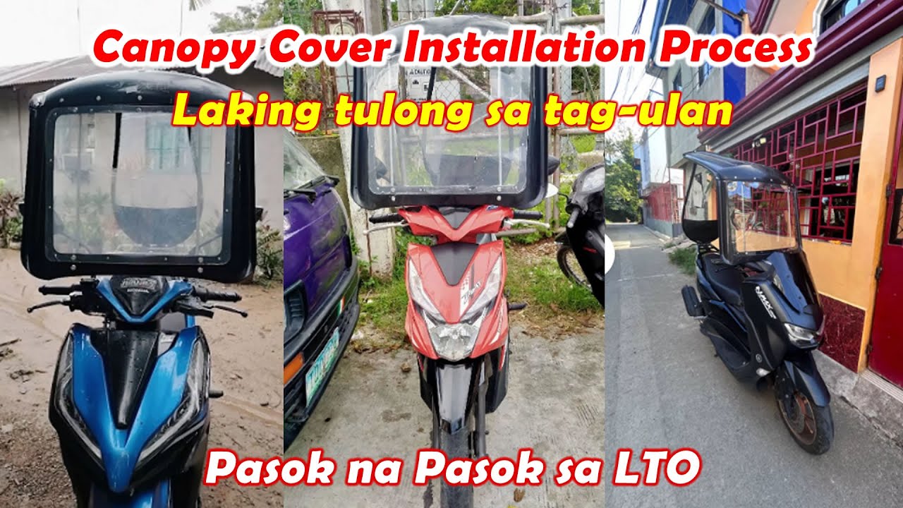Hard Plastic Universal Canopy Cover Installation Process orTutorial ...