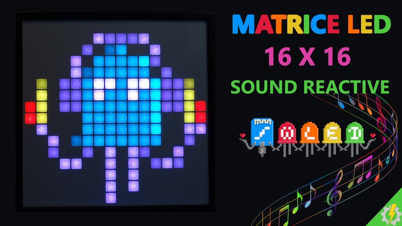 TUTORIAL MATRICE WLED Sound Reactive 16x16 Parte 1 - Costruzione Frame ...