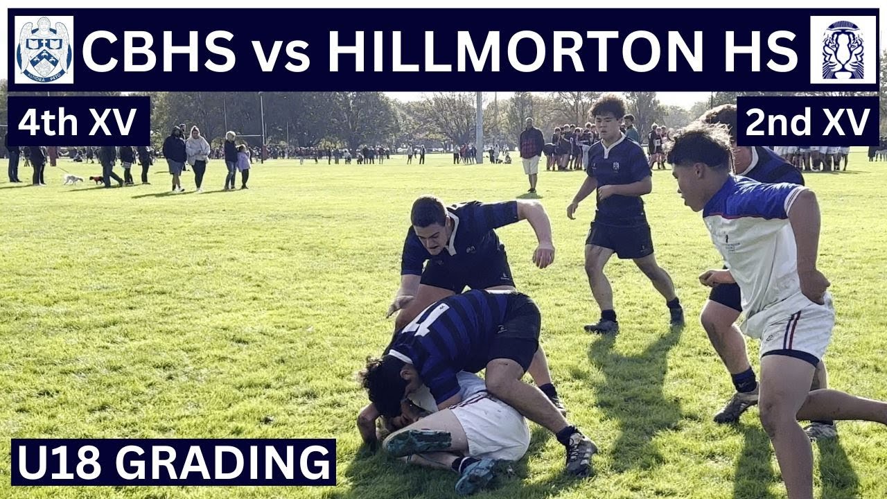CBHS 4th XV vs Hillmorton Combined 2nd XV, Grading Game, May 13 2023 ...