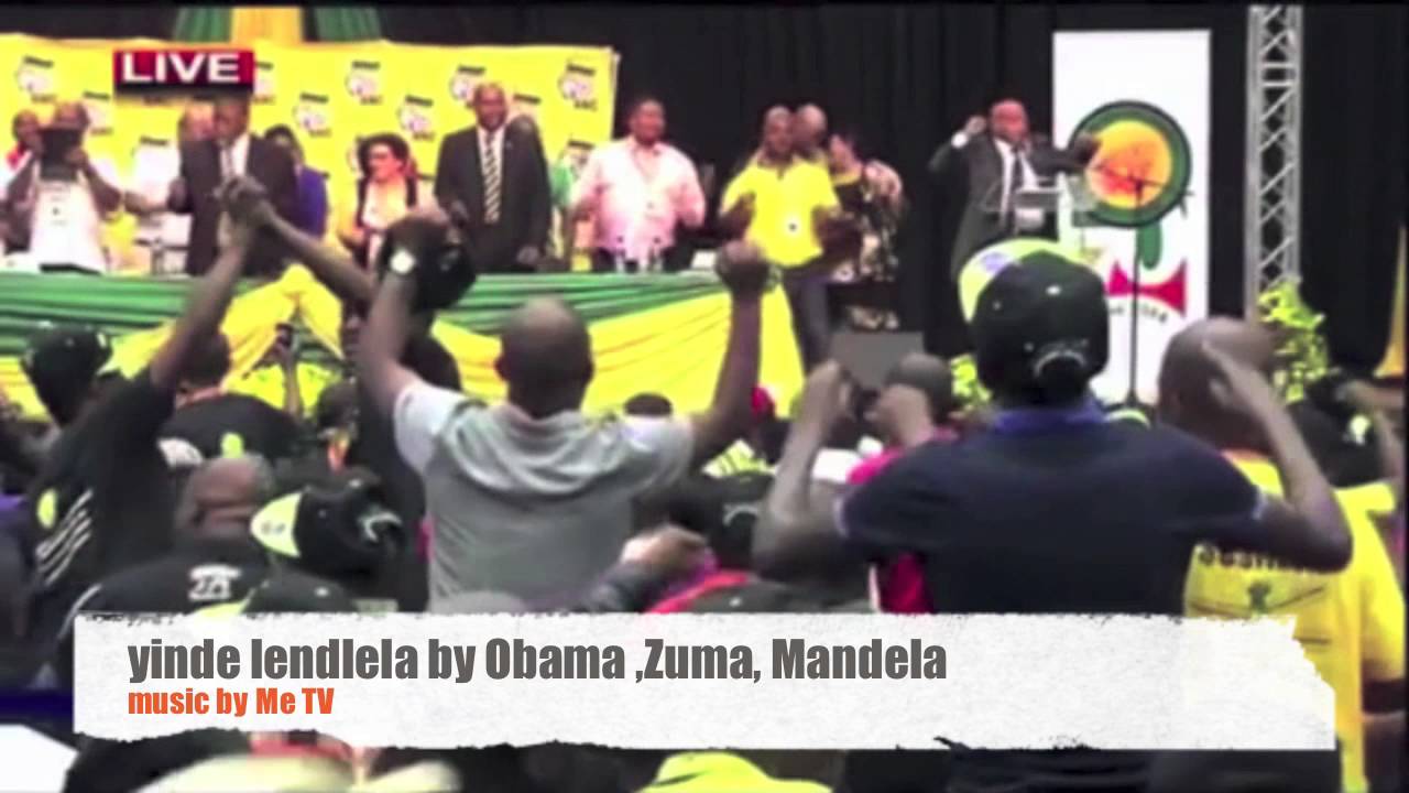 Zuma sings with Obama and Madiba - YouTube