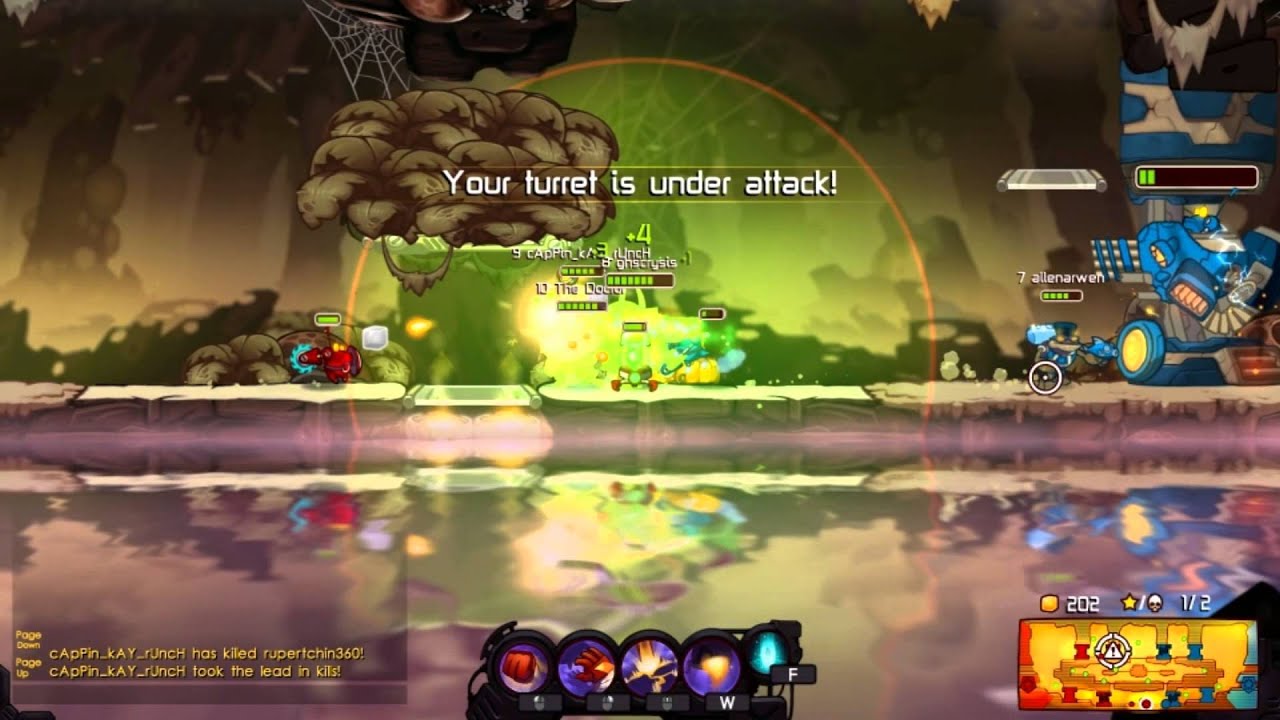 Awesomenauts Skolldir Gameplay on PC with Live Commentary - YouTube