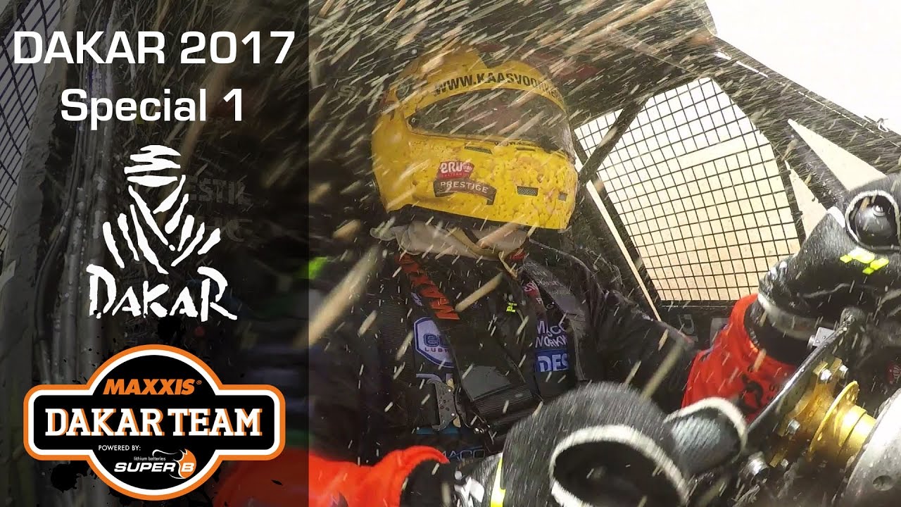 Dakar podium, stage 1, splashing! Coronel first stage of the Dakar 2017 ...