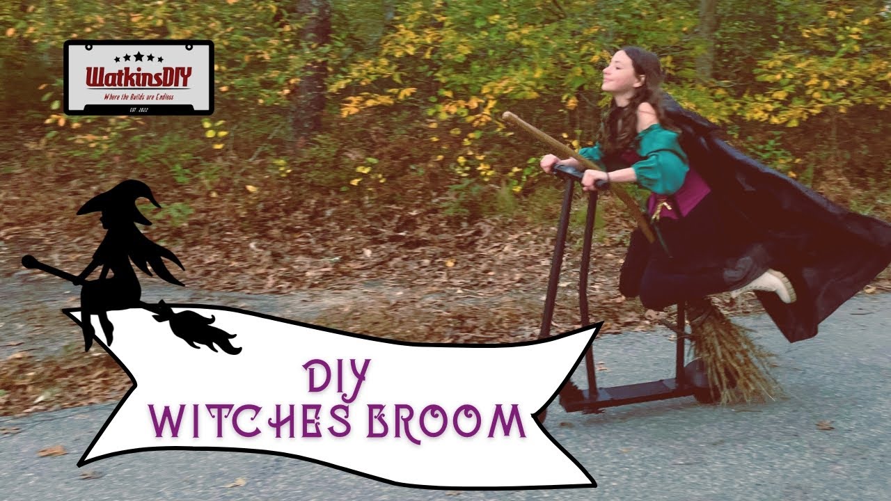 From boring to Awesome - Motorized Witches Broom brings Halloween Fun ...