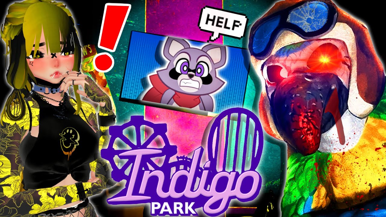 THIS PARK IS FULL OF KILLER MASCOTS!!!(Indigo Park) - YouTube