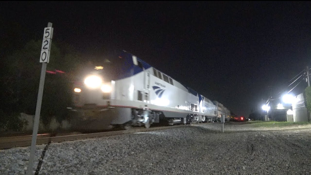 Amtrak Sunset Limited #2 in Ontario, CA - March 2021 - YouTube